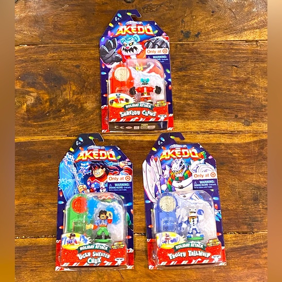 Moose Toys | Toys | Legends Of Akedo Holiday Attack Mini Battling ...
